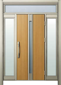 ドアリモD30 D2仕様 F03T 両袖ランマ付｜玄関ドア専科