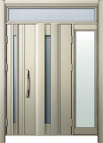 ドアリモD30 D2仕様 C04T 袖付親子ランマ付｜玄関ドア交換・リフォームの費用なら価格に自信がある玄関ドア専科に